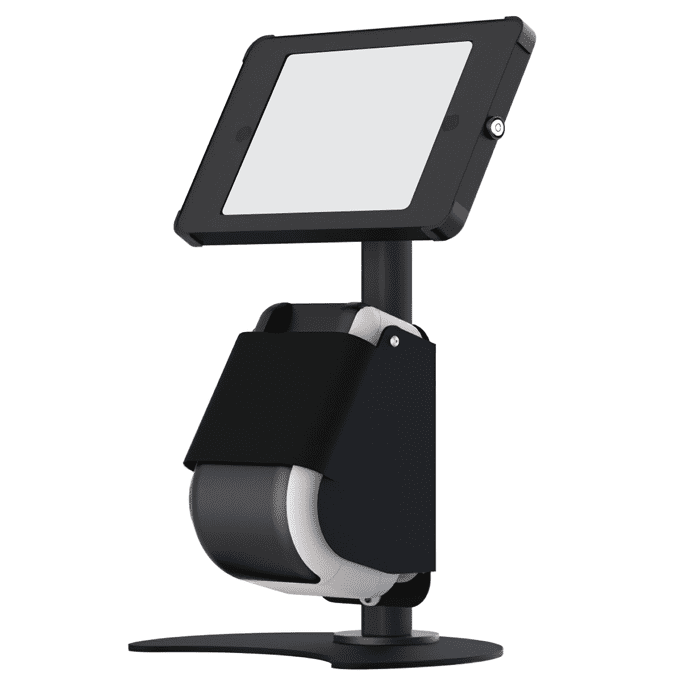 Enclosed iPad Desk + Printer Stand