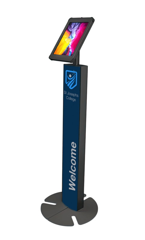 Custom Branded Enclosed iPad Floor Stand